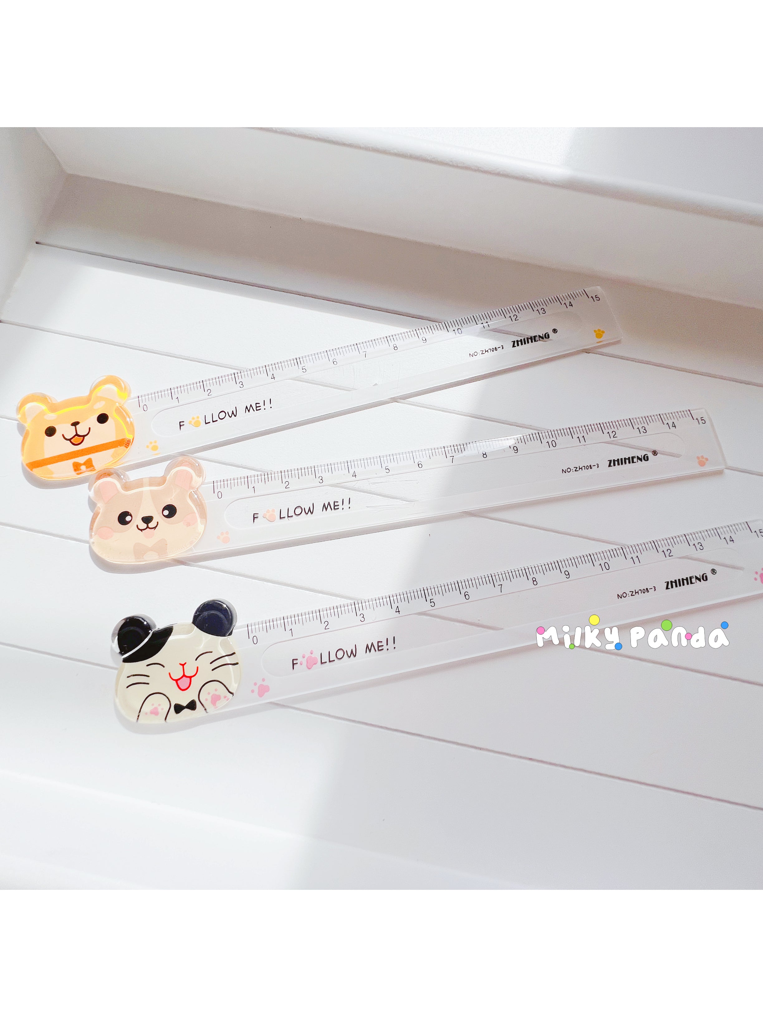 Animal Ruler | Cute Stationery | Party Bag Fillers | Milky Panda